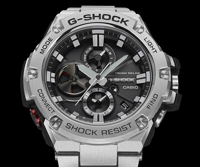 New G-Shock Steel with Connected Engine Module and Analog Chronograph ...